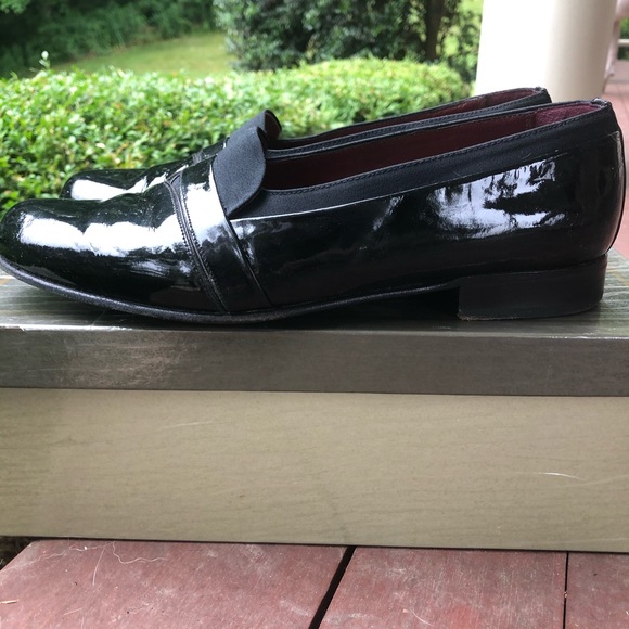 Bally | Shoes | Bally Banner Tuxedo Black Patent Leather Shoes | Poshmark